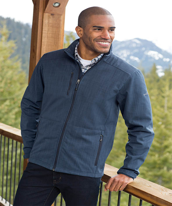 Eddie Bauer - Shaded Crosshatch Soft Shell Jacket. EB532 Men's XL ...