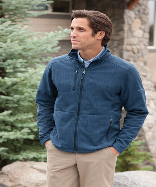 EDDIE BAUER® SHADED CROSSHATCH SOFT SHELL JACKET. EB532 • GOSHOPGO.SHOP