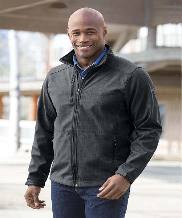 Eddie Bauer - Shaded Crosshatch Soft Shell Jacket. EB532 Men's XL ...